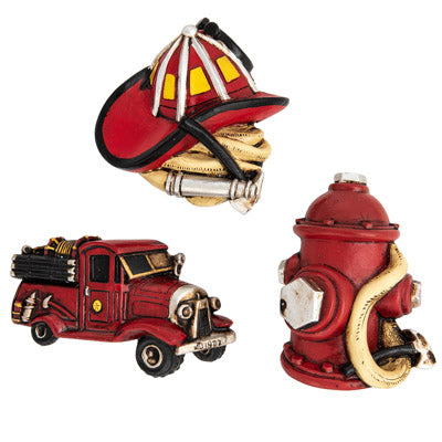 Firefighter Magnet, Set of 3 – Deep South Shelling