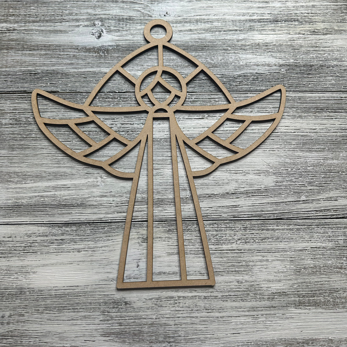 Retro Angel 12" Wood Laser Cutout – Deep South Shelling