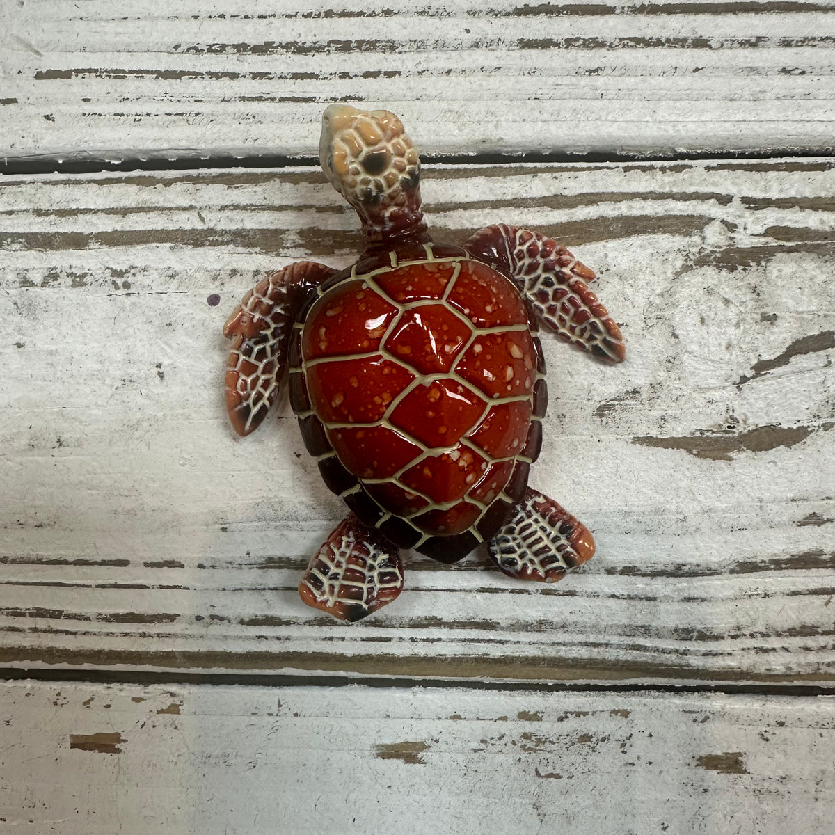 Brown Red Sea Turtle Figurine – Deep South Shelling