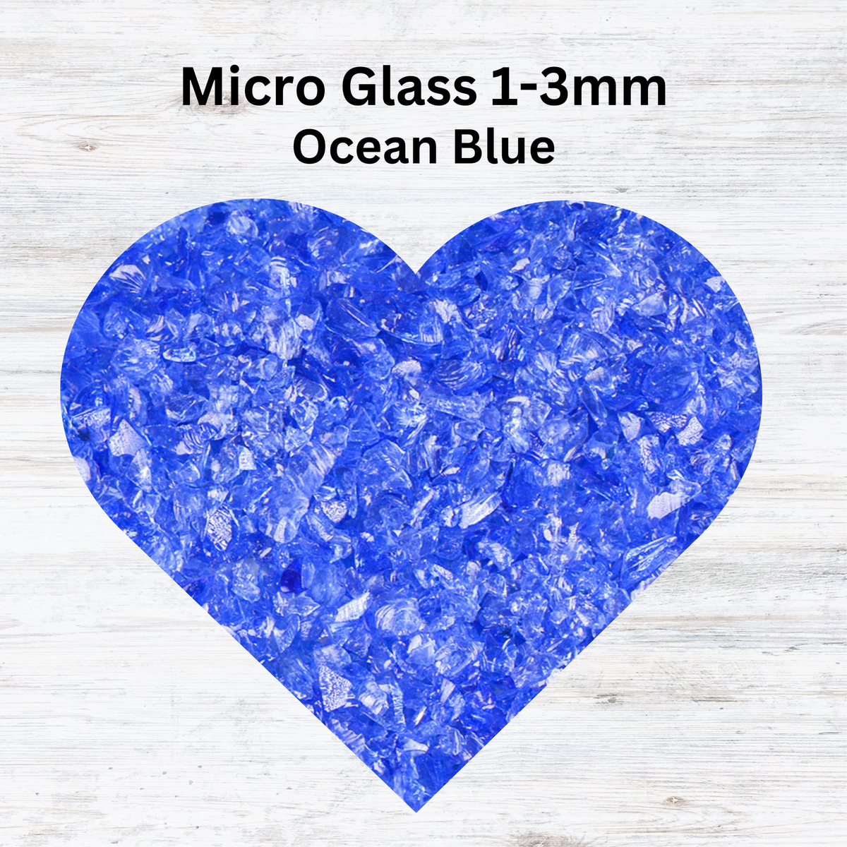 Ocean Blue Micro Glass Bulk 10 Pounds – Deep South Shelling