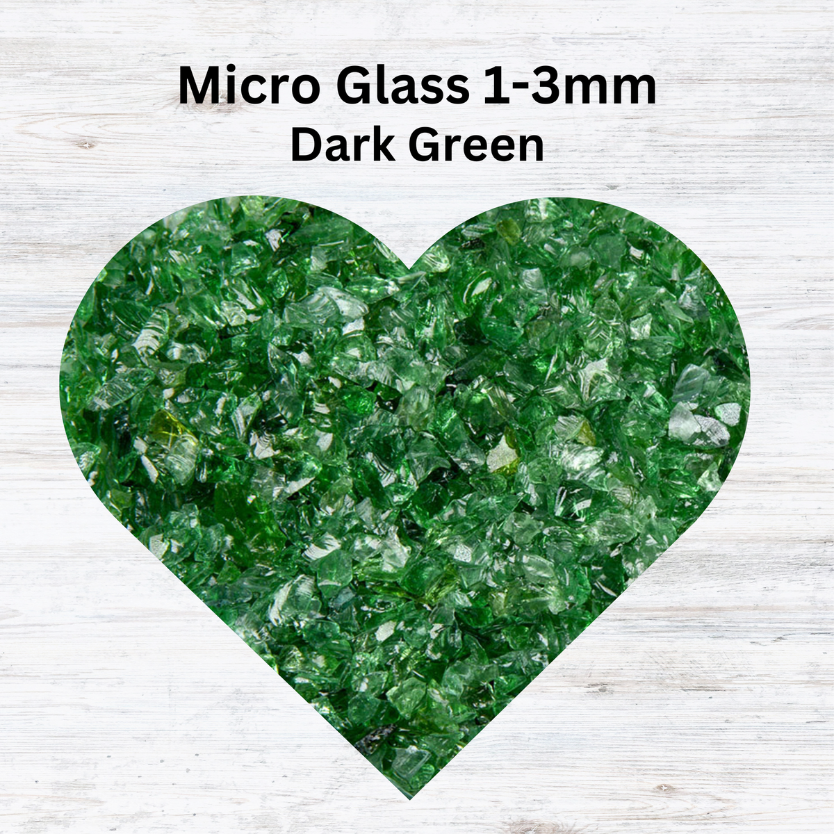 Dark Green Micro Glass Bulk 5 Pounds – Deep South Shelling