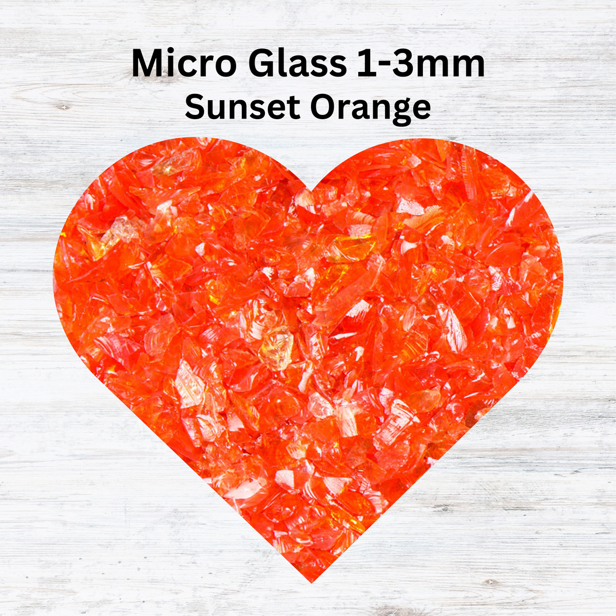 Sunset Orange Micro Glass – Deep South Shelling